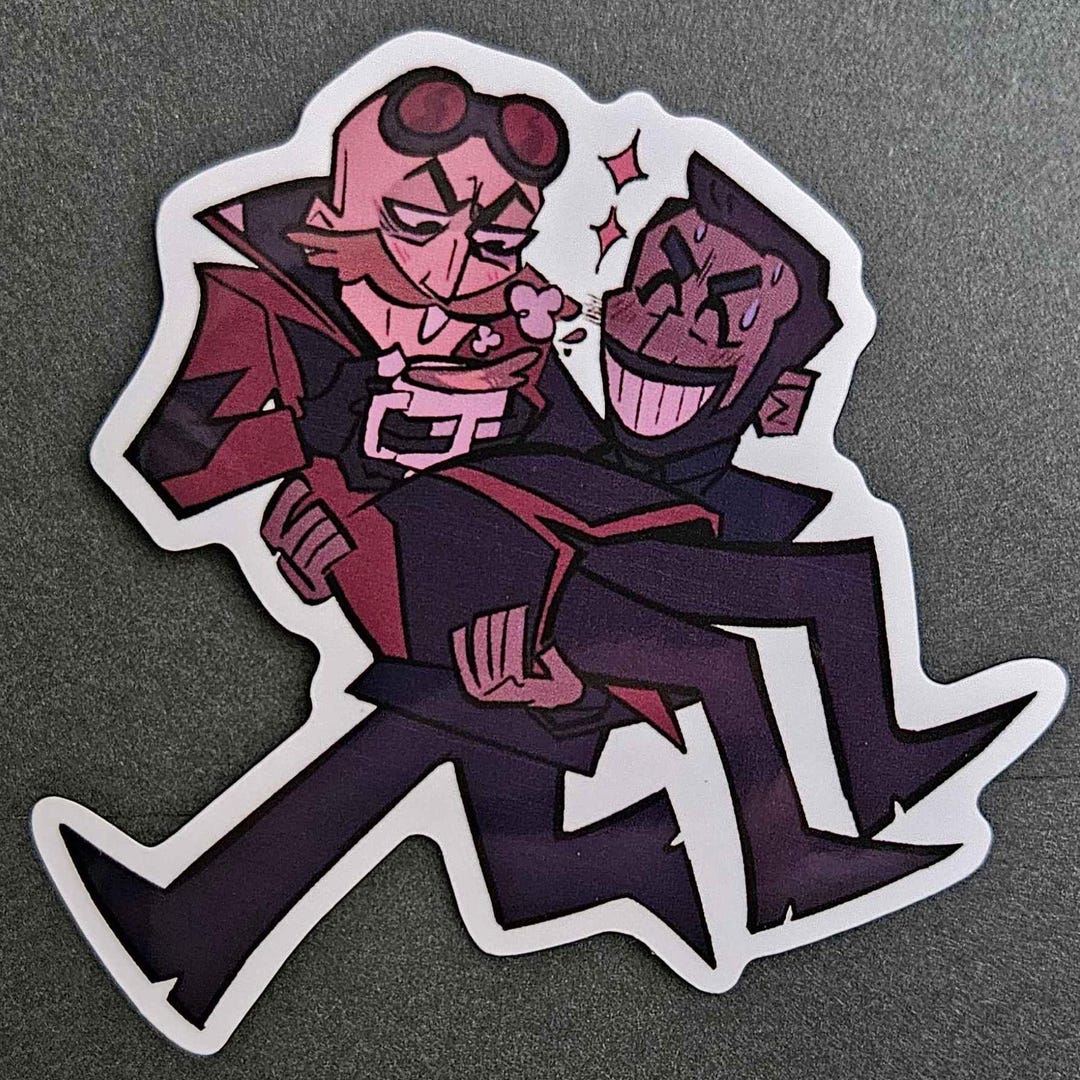 Robotnik and Agent Stone Sticker - Etsy