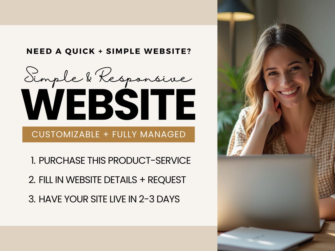 Simple Site Page | Website | Landing Page | Portfolio | Fully Managed ...