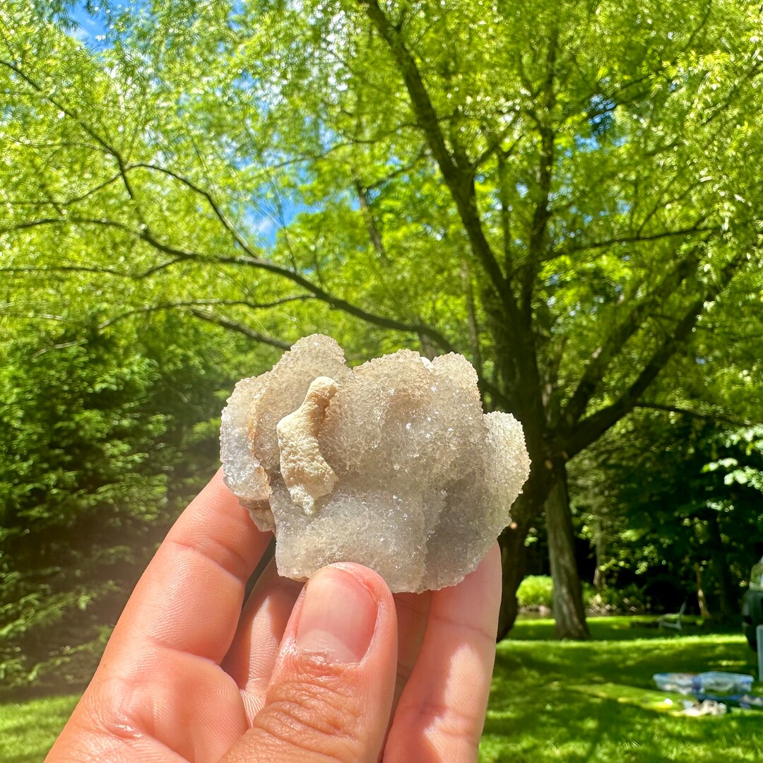 Missouri Druzy Crystal | Clear Haunted Ridge Druzy Specimen | Little ...