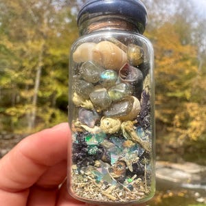 Great Lakes Jar | Sea Shells | Wildflowers | Crystals - Etsy