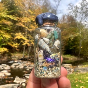Great Lakes Jar | Sea Shells | Wildflowers | Crystals - Etsy