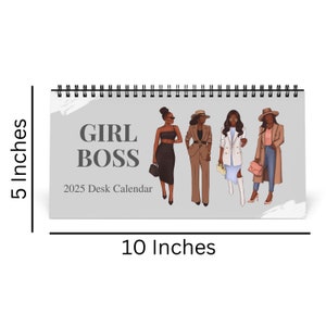 Girl Boss Calendar, Black Women Calendar, Self Love Calendar, Black ...