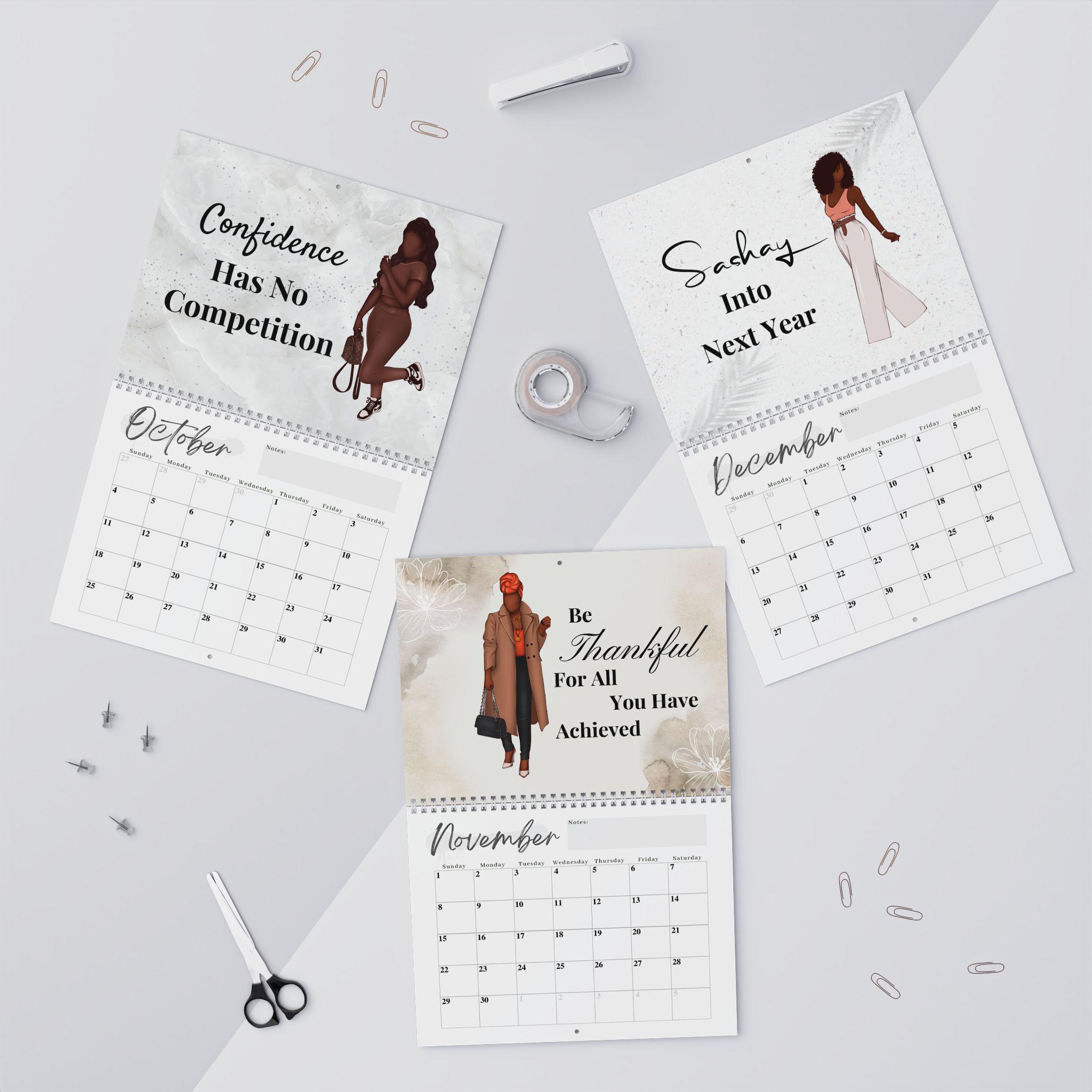 2026 Black Girl Boss Wall Calendar: Self Love, Seasonal Planner - Etsy