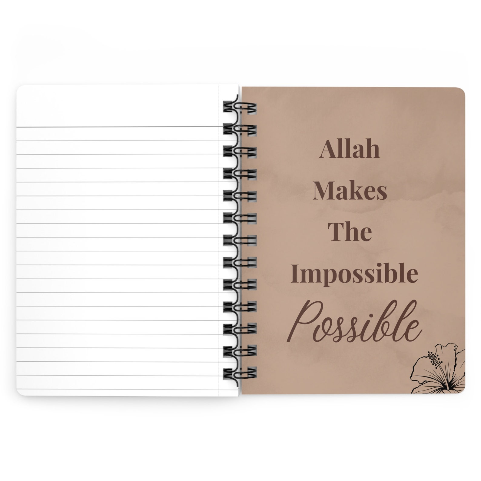 Personalised Hijabi Notebook, Muslim Woman Journal, Hijabi Gift, Hijabi ...