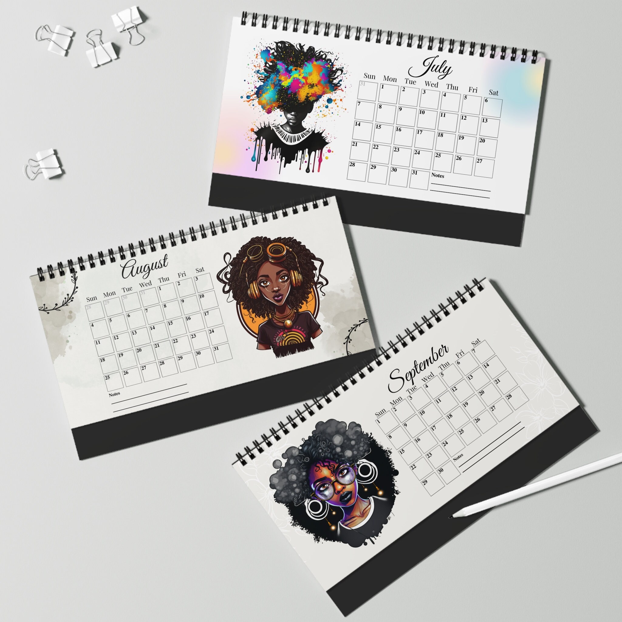 Black Girl Magic Calendar, Black Women Calendar, Black Girl Calendar ...