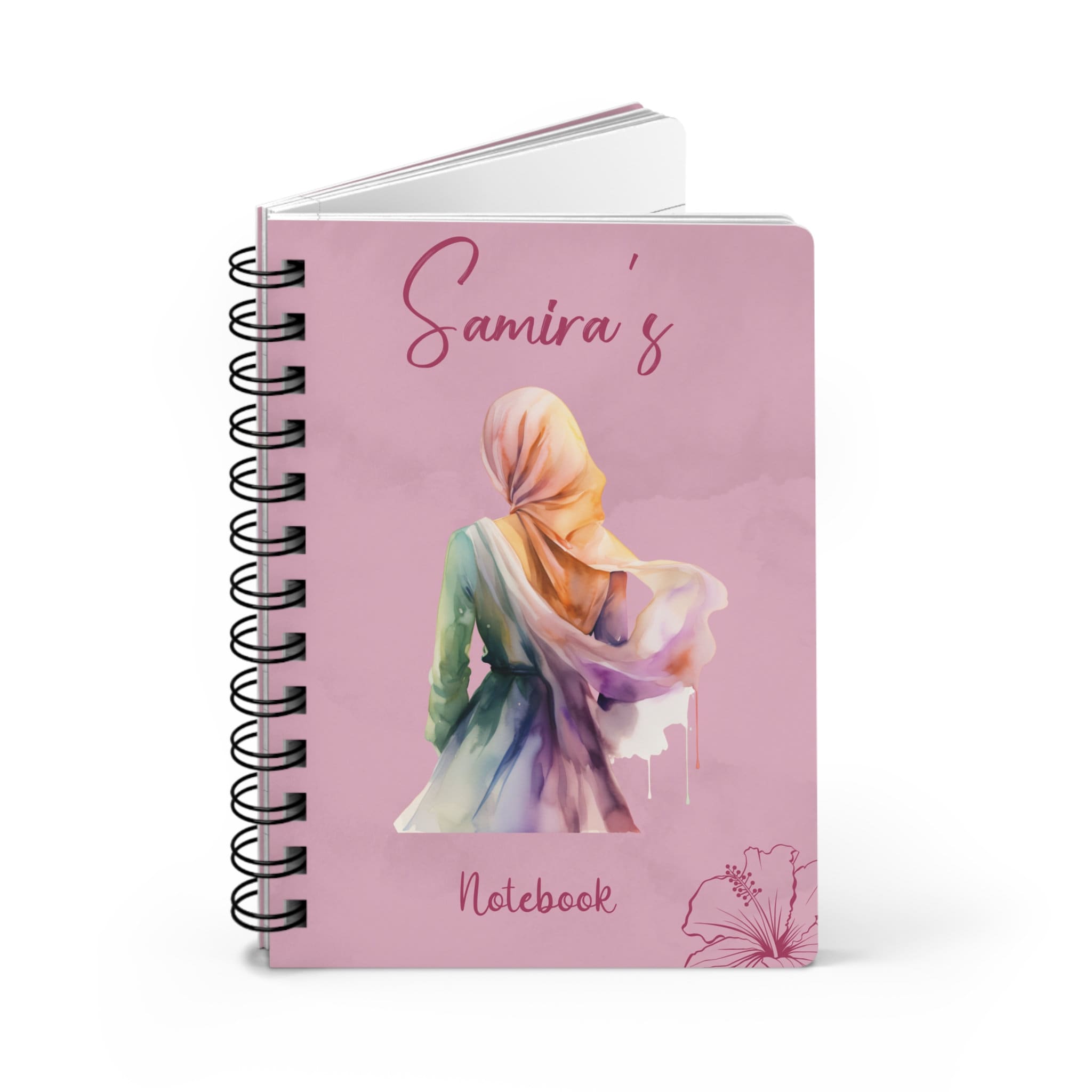 Personalised Hijabi Notebook Muslim Woman Journal Hijabi - Etsy