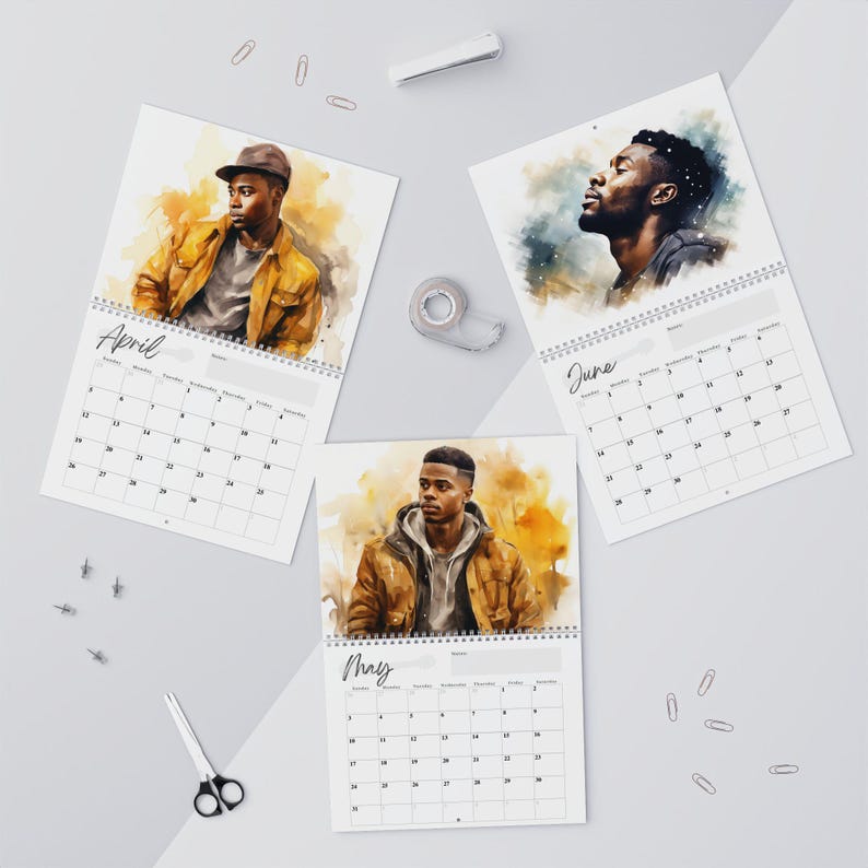Black Man Portraits Wall Calendar: Self Love, 2026 Planner - Etsy