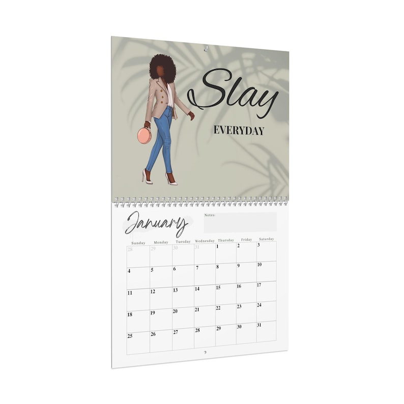 2026 Black Girl Boss Wall Calendar: Self Love, Seasonal Planner - Etsy