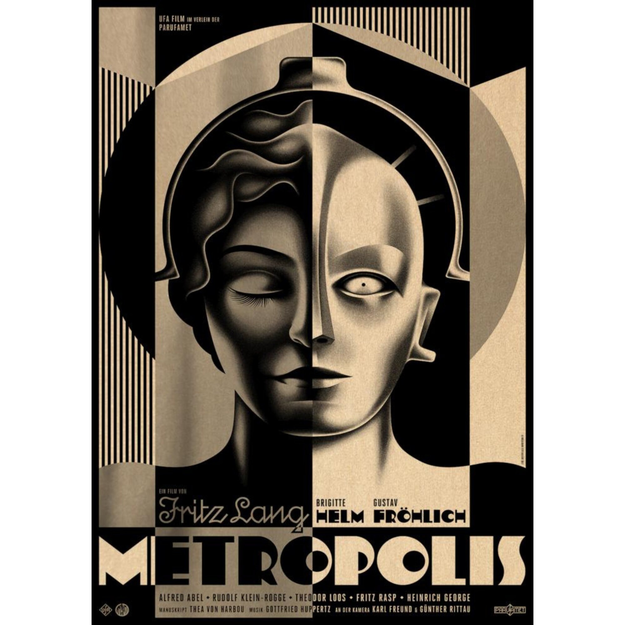 Metropolis Classic Movie Retro Kraft Paper Poster - Etsy