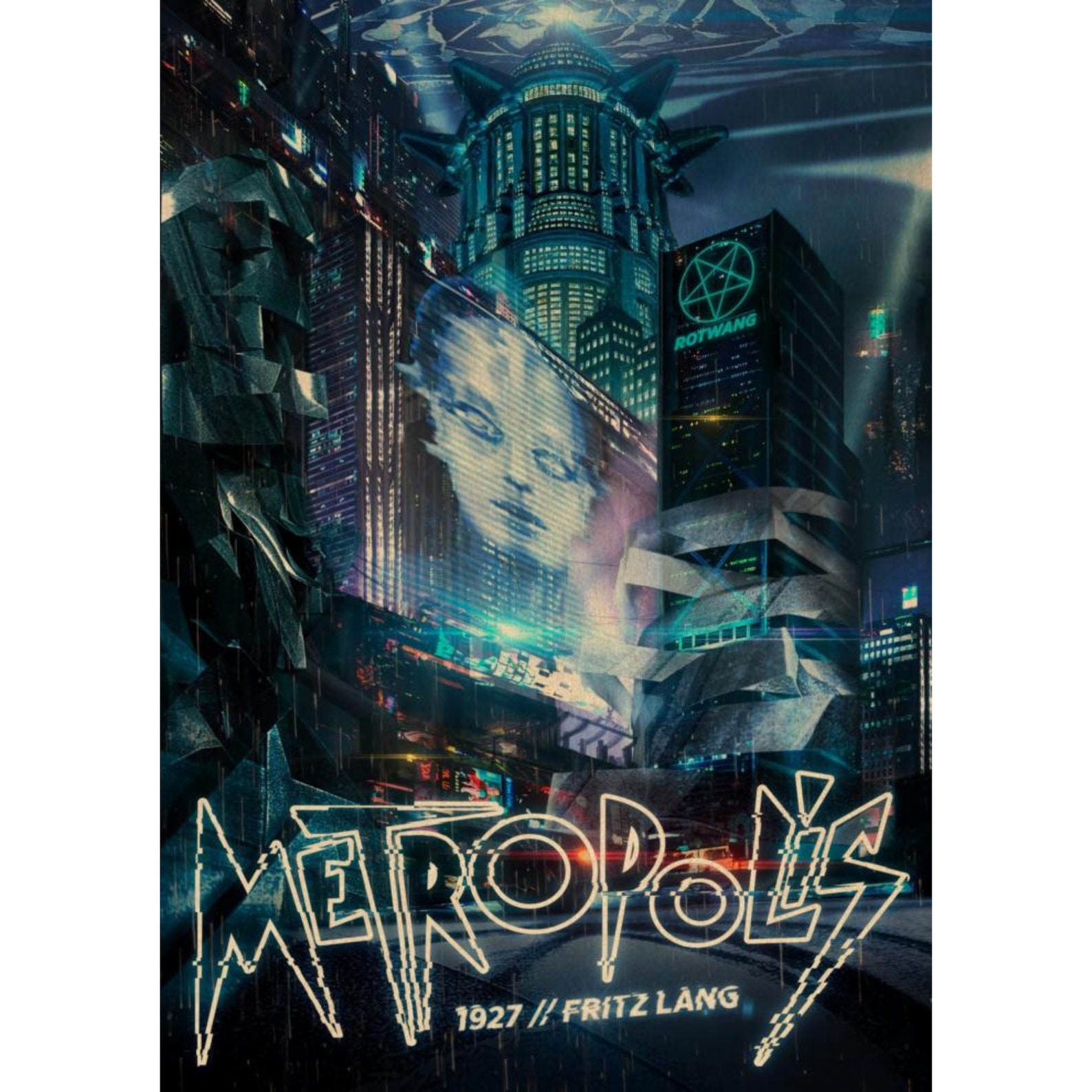 Metropolis Classic Movie Retro Kraft Paper Poster - Etsy