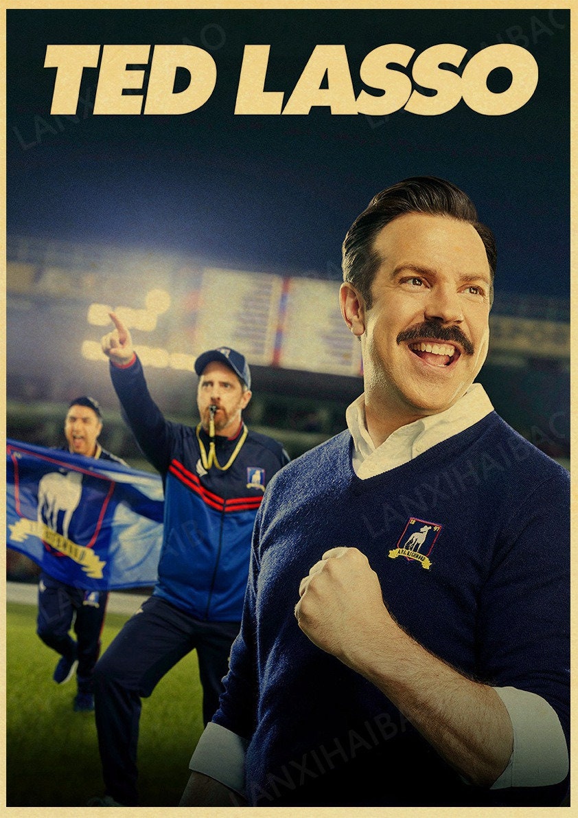 Ted Lasso Poster Art Picture Kraft Paper Prints And Posters Etsy