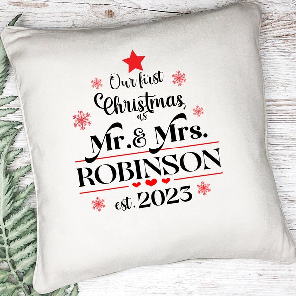 Personalized Christmas Pillows - Etsy
