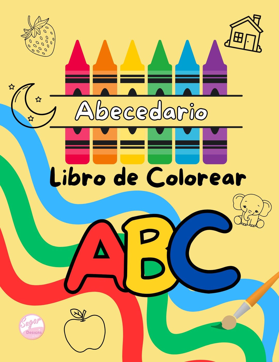 Mi Primer Libro Del Abecedario En Español ABC: Learn the Spanish ...