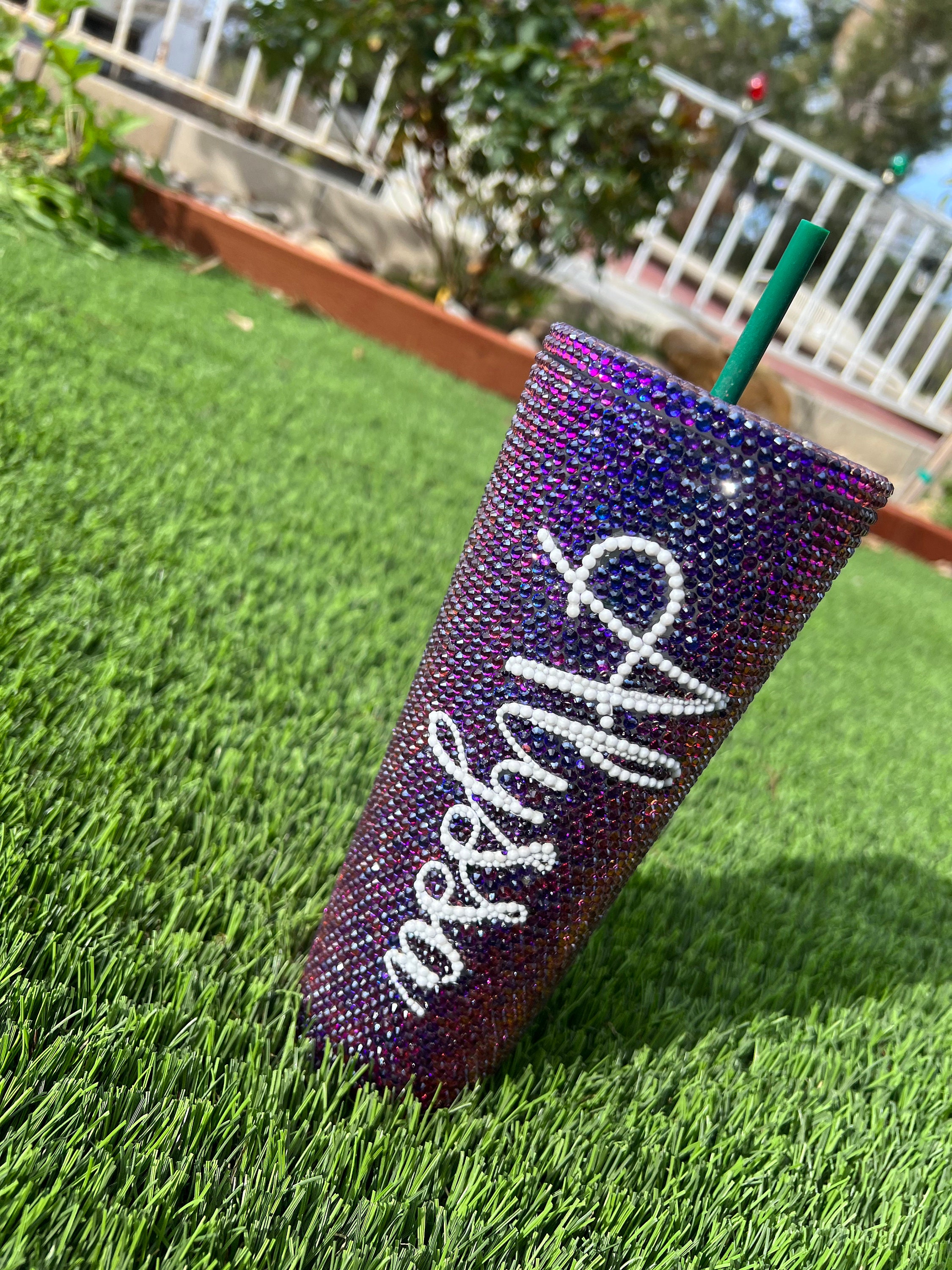 Custom Rhinestone Tumbler - Etsy