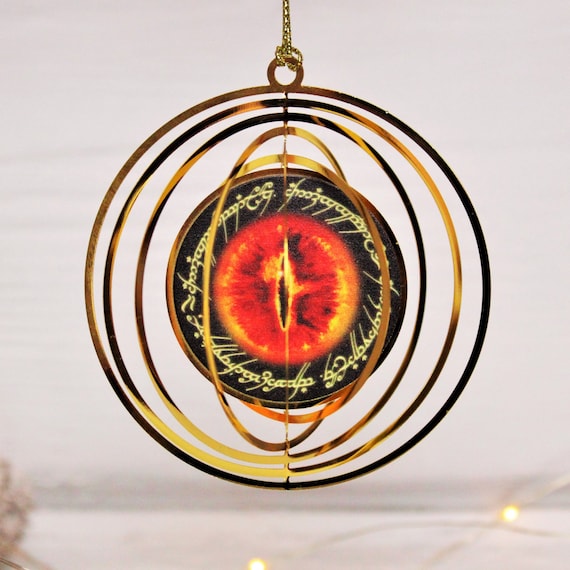 Eye of Sauron Ornament Lord of the Rings Ornament Gold - Etsy Australia