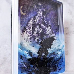 ACOTAR Book Nook - Night Court Velaris - Rhysand and Feyre - Colored ...