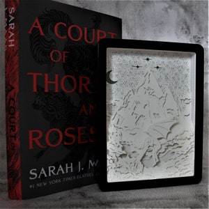 ACOTAR Book Nook - Intricately Detailed Velaris Lightbox - Rhysand and ...