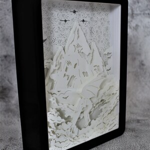 ACOTAR Book Nook - Intricately Detailed Velaris Lightbox - Rhysand and ...