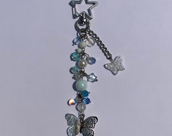 Pink Butterfly Keychain aesthetic keychains vsco keychains - Etsy 日本