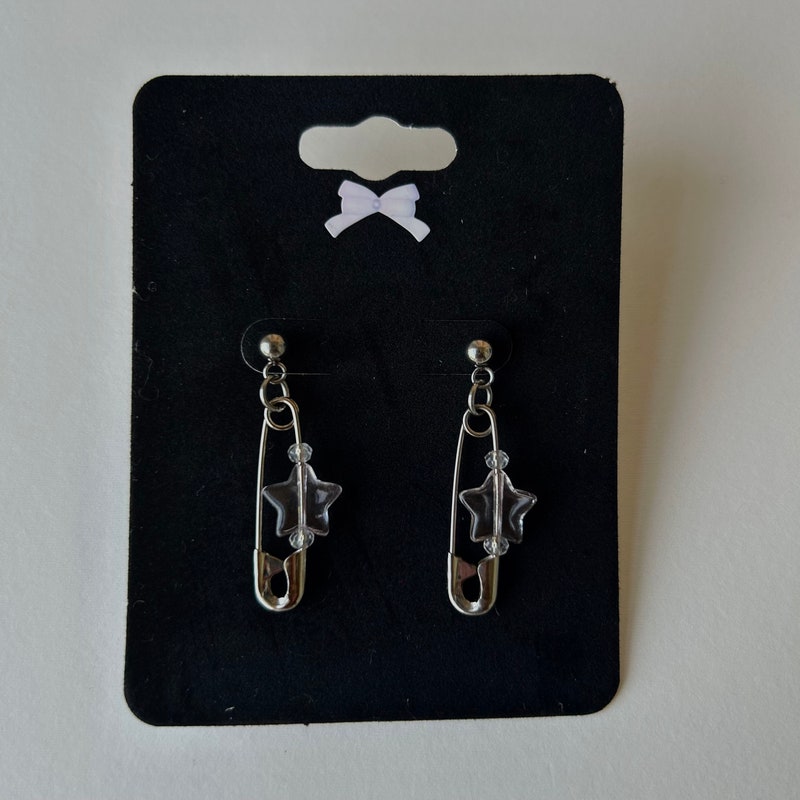 Safety Pin Earrings - Etsy