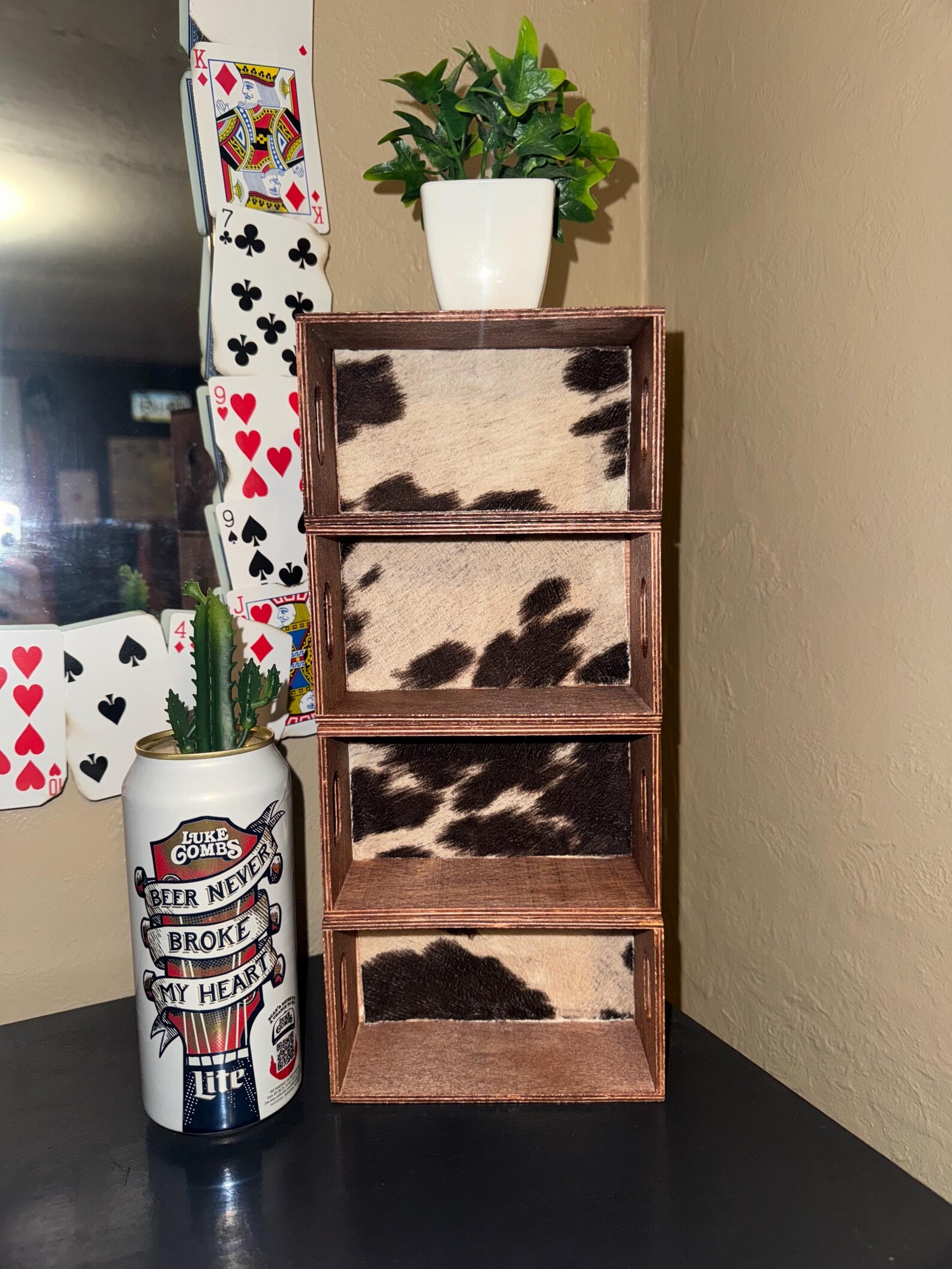 Western Cowhide Wooden Belt Buckle Display/shelf - Etsy