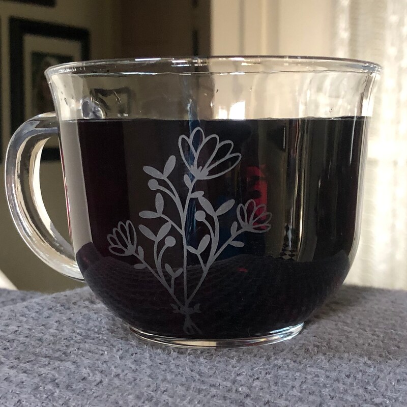 Etched Glass Coffee Mugs - Etsy