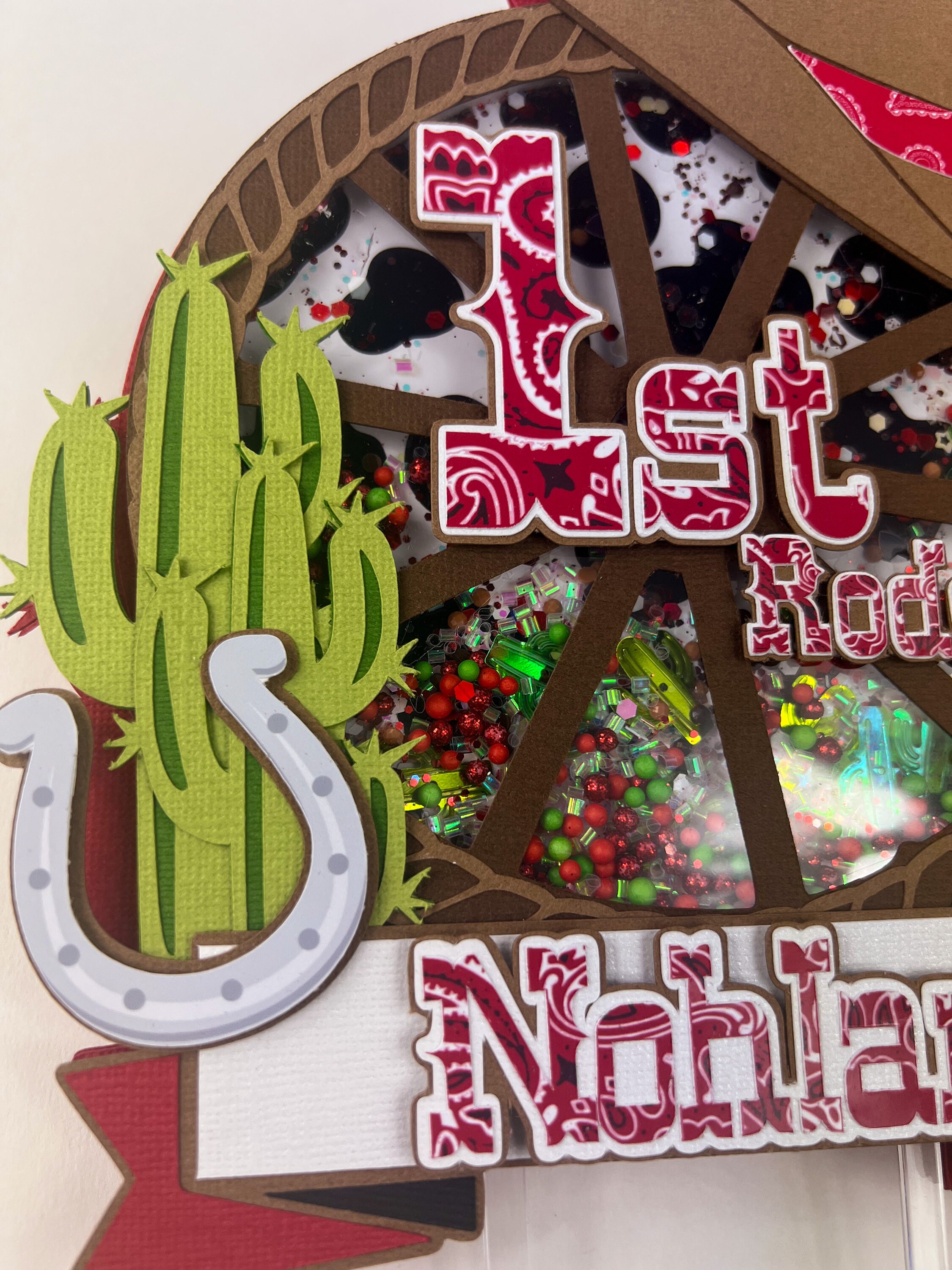 First Rodeo Cake Topper Shaker 1st Rodeo Cake Topper Party - Etsy