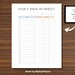 Daily Sign-in Sheet Printable Employee Timesheet Log Book Time ...