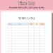 Time Log Printable Employee Timesheet Time Blocking Management Journal ...
