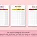 Printable Monthly Reading Log- 12 Month Reading Tracker- Reading ...