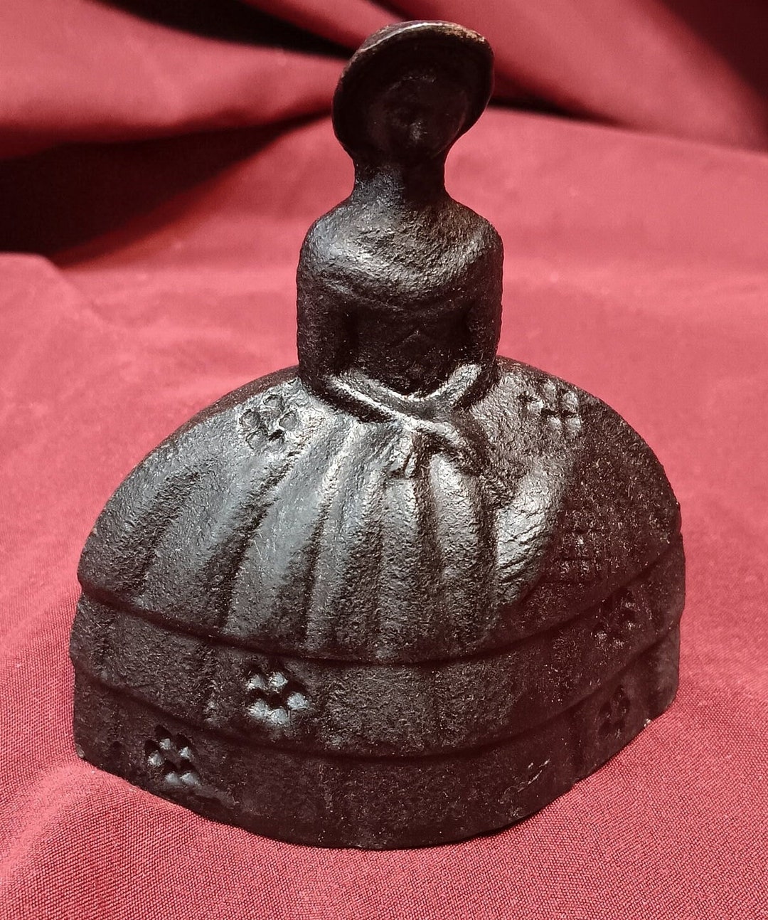 Vintage Southern Belle Woman Cast Iron Bell - Etsy