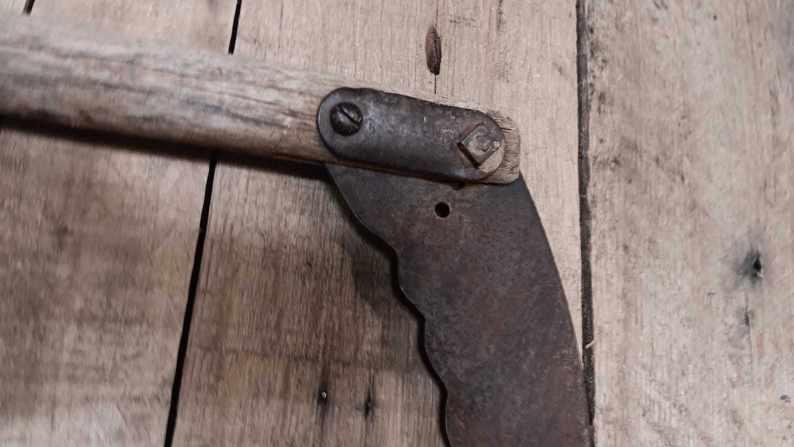 Vintage 16 Inch Hand Held Tobacco Cutter Scythe - Etsy