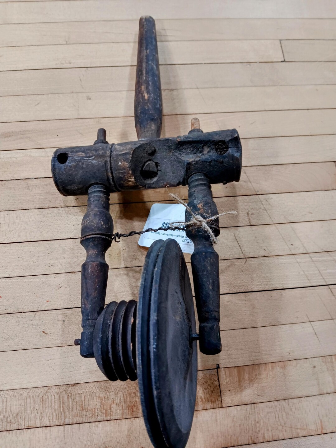 Antique Wooden Hand Crank With Pulley – Spinning Wheel Part - Etsy