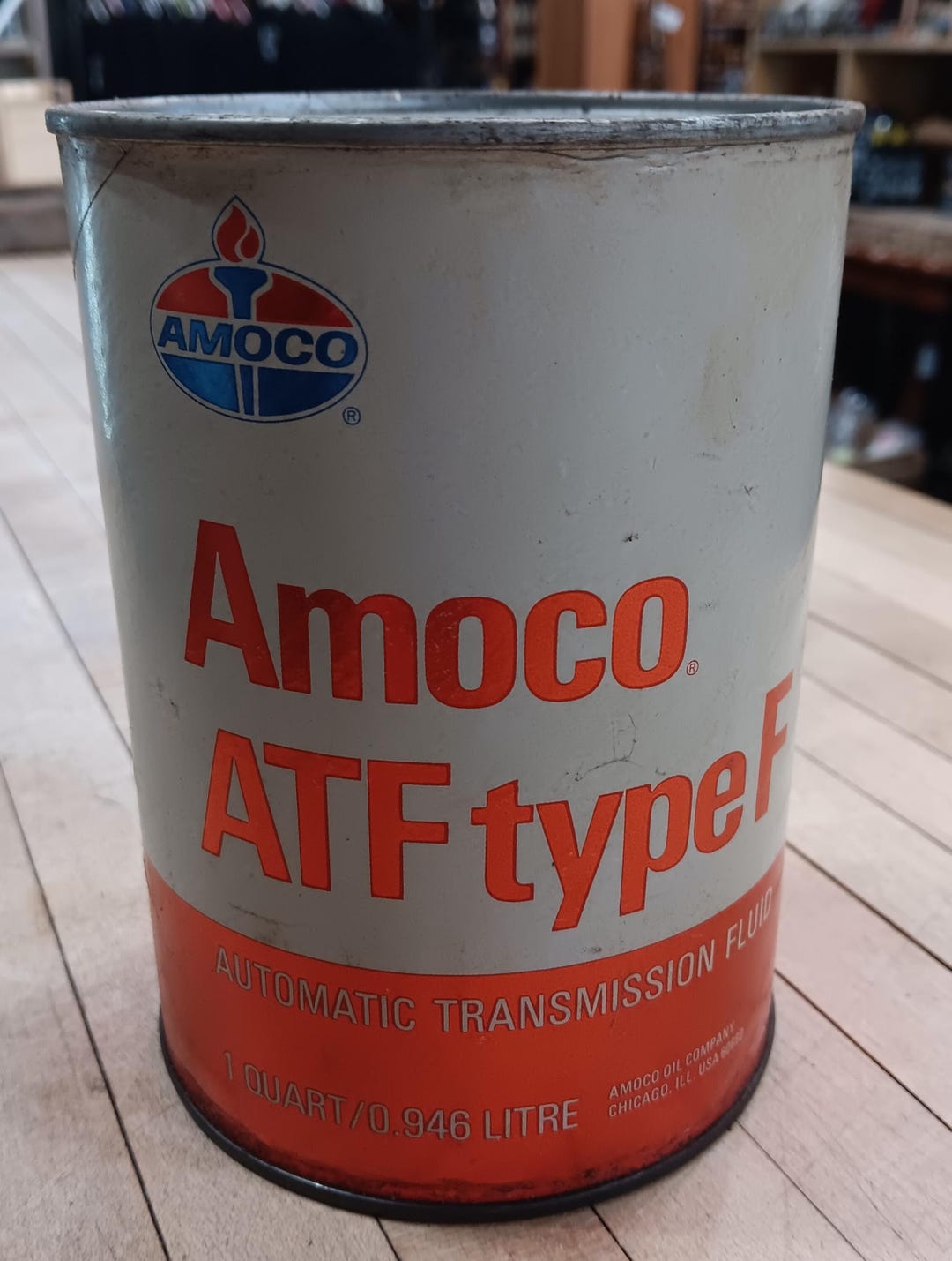 002 Vintage Amoco ATF Type F Automatic Transmission Fluid Motor Oil One ...