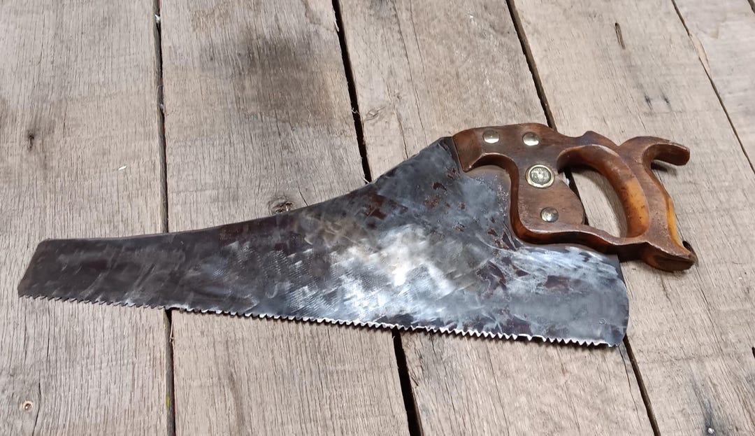 Vintage Warranted Superior Crosscut Hand Saw – 17 Inch Blade – 1887 ...
