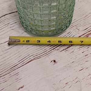 Vintage 8 Inch Decorative Green Glass Bottle - Etsy