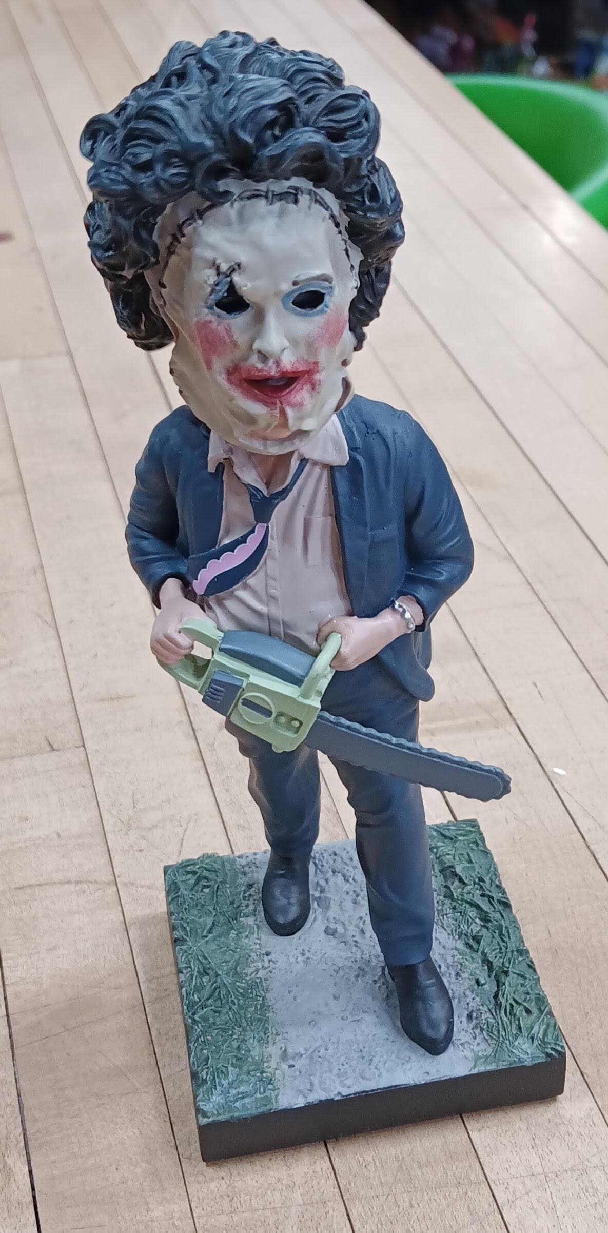 The Texas Chainsaw Massacre Leatherface Mask Collectible Bobblehead - Etsy