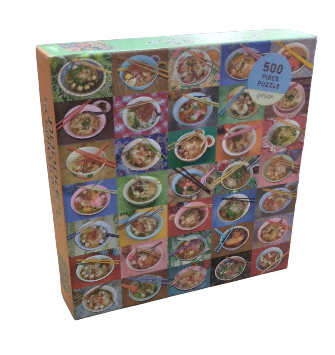 Galison 500 Piece Jigsaw Puzzle Noodles for Lunch new, Factory Sealed ...