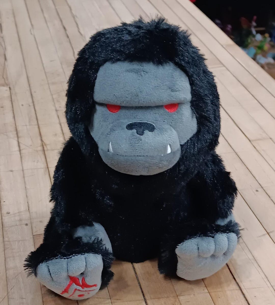 Sasquatch Plush – Gothic Bigfoot Stuffed Toy With Red Eyes & Occult ...