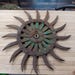 18.5" Cultivating Rotary Wheel – Spiked Steel Farm Art, Style Varies - Etsy