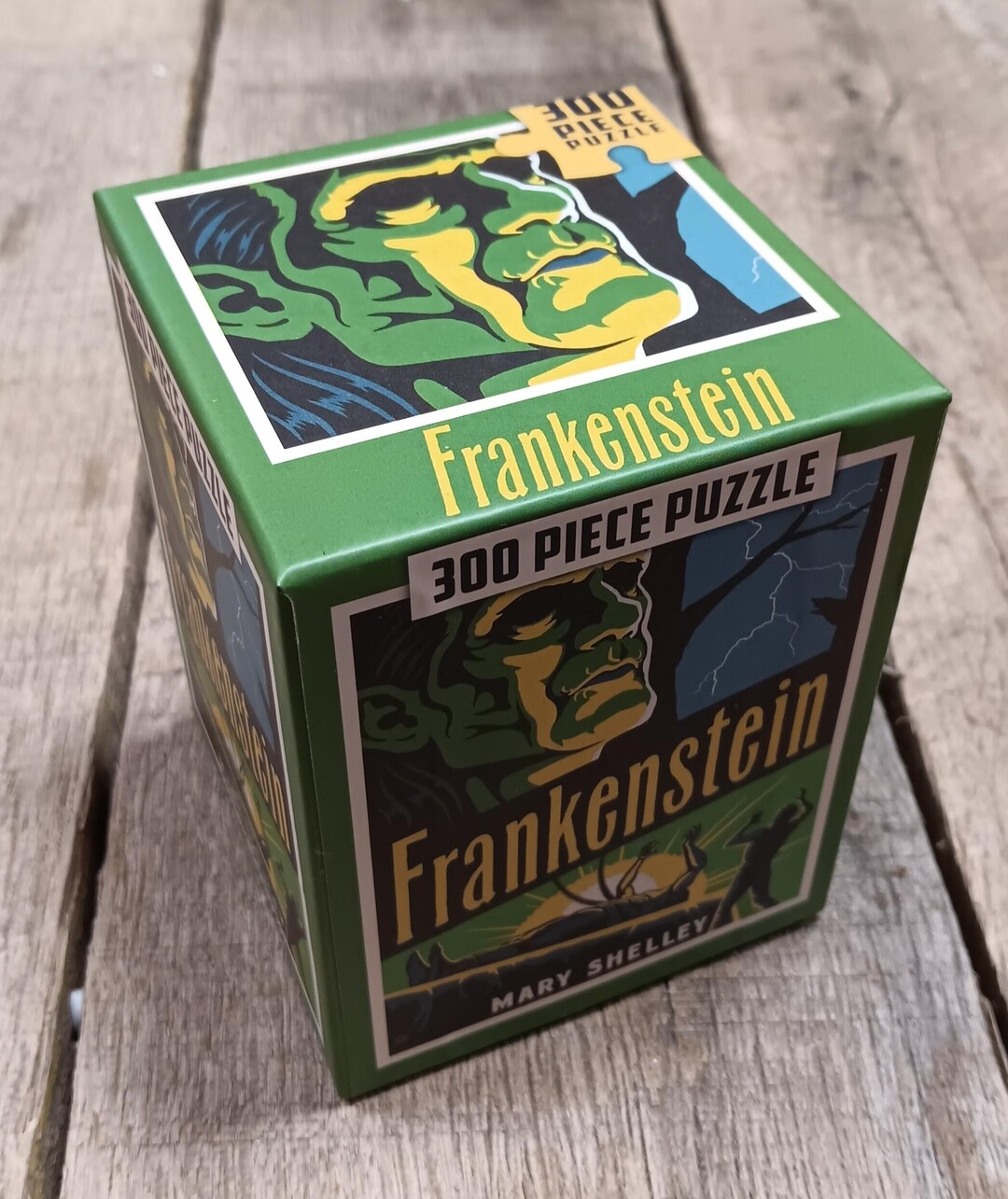 Frankenstein Monster Halloween Poster 300-piece Jigsaw Puzzle - Etsy