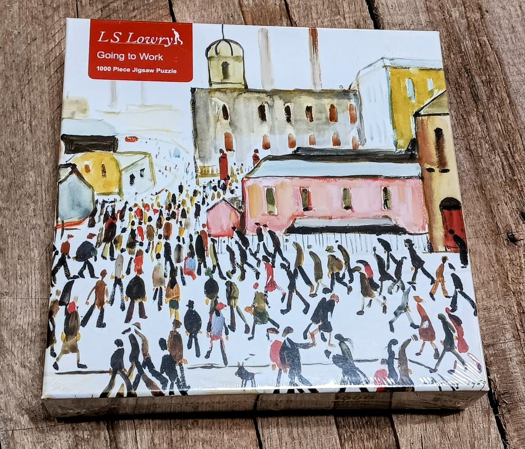 1000 Piece Jigsaw Puzzle: Going to Work by L.S. Lowry - Etsy