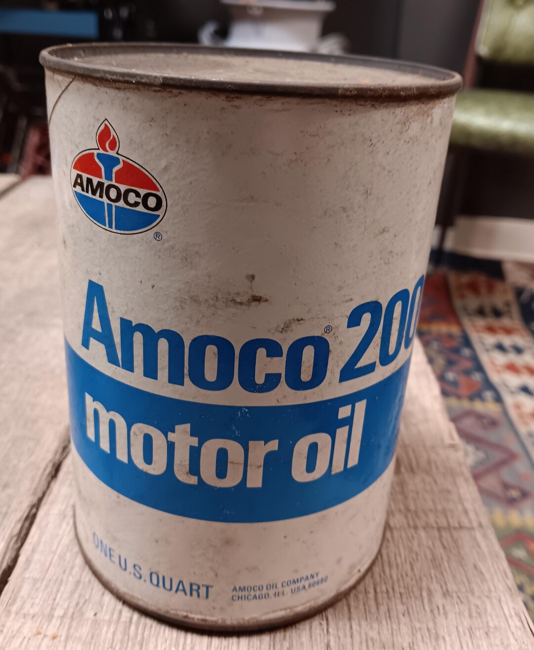 013 Vintage Amoco 200 One Quart Oil Can - Etsy