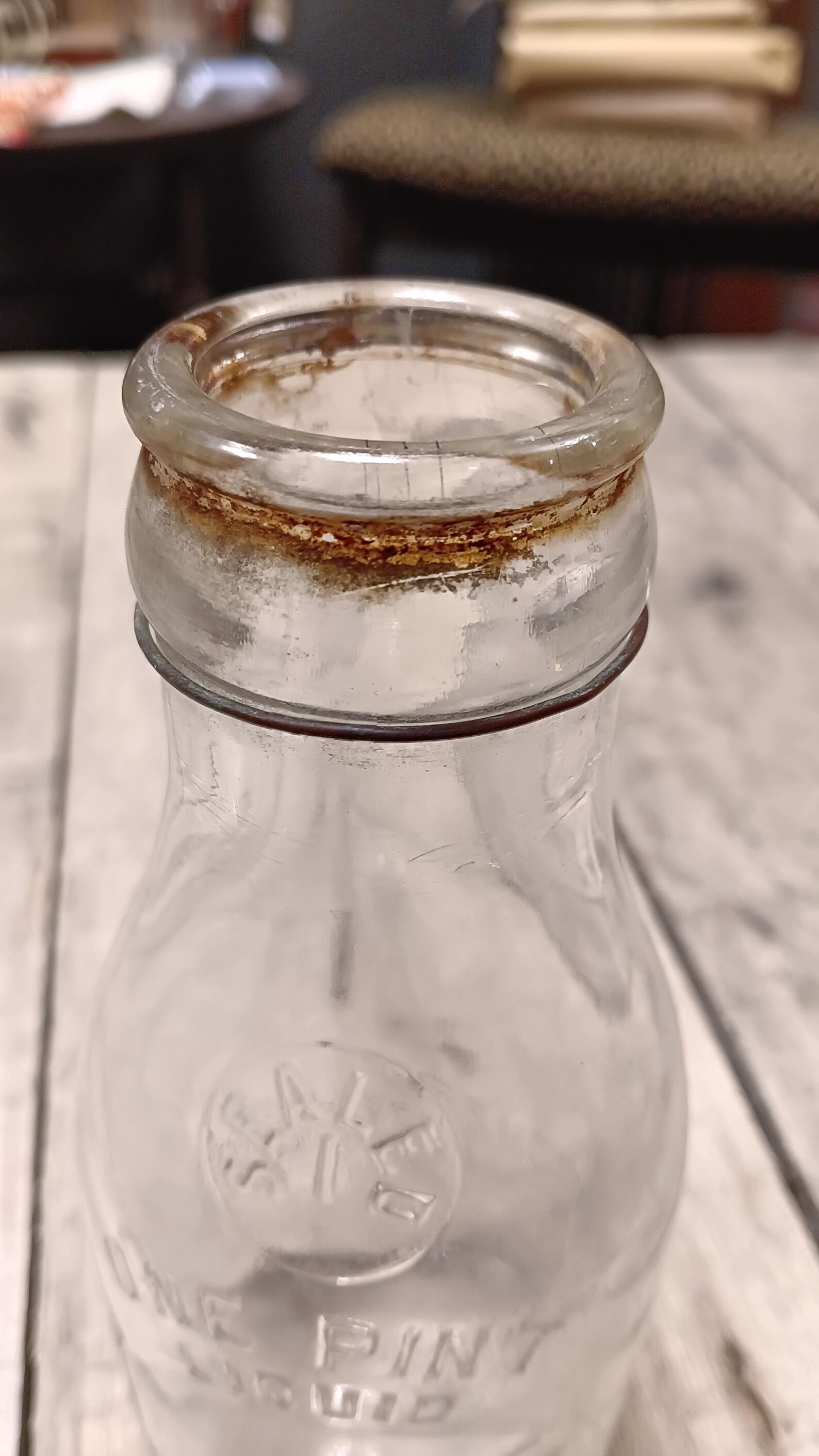 Vintage Damrow Dairy One Pint Glass Milk Bottle - Etsy