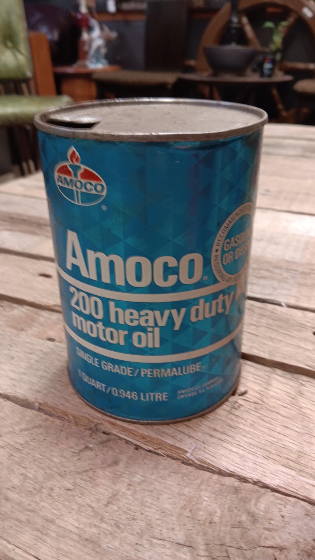 012 Vintage Amoco 200 SAE 20W-20 Heavy Duty One Quart Oil Can - Etsy