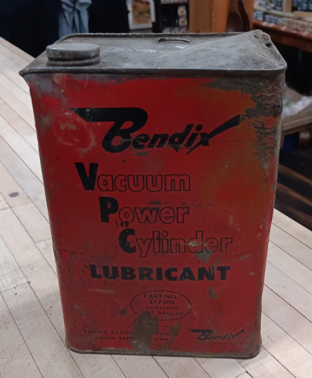 Vintage One Gallon Bendix Vacuum Power Cylinder Lubricant Tin Can - Etsy