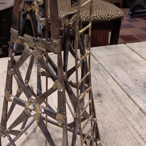 Vintage 18 Inch Metal Replica Windmill Decor - Etsy