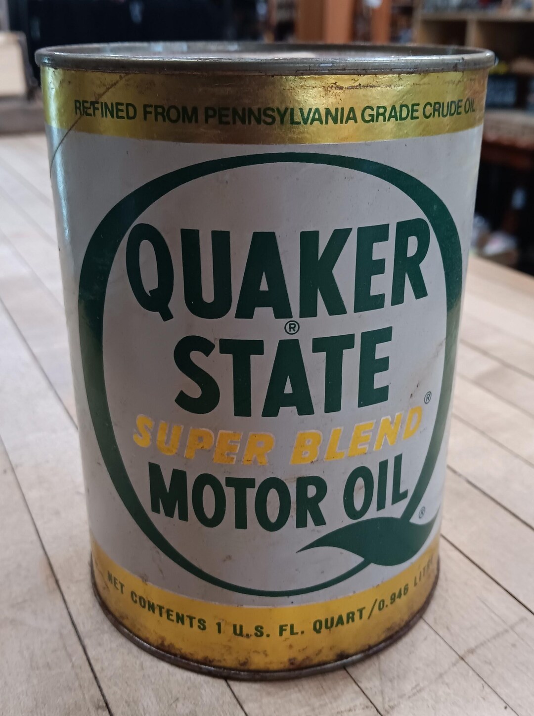 007 Vintage Quaker State Super Blend SAE 20-20W Motor Oil One Quart Oil ...