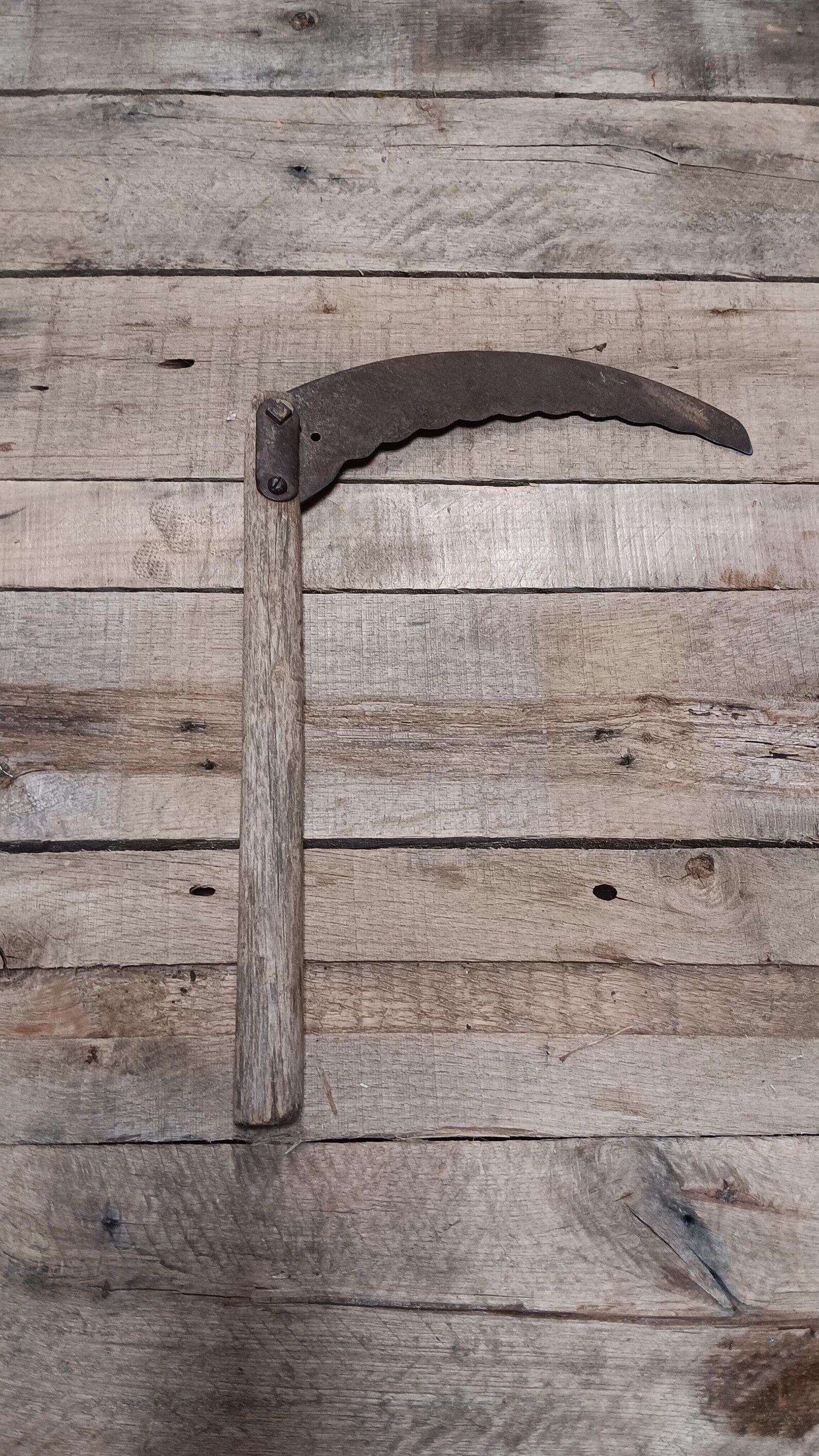 Vintage 16 Inch Hand Held Tobacco Cutter Scythe - Etsy