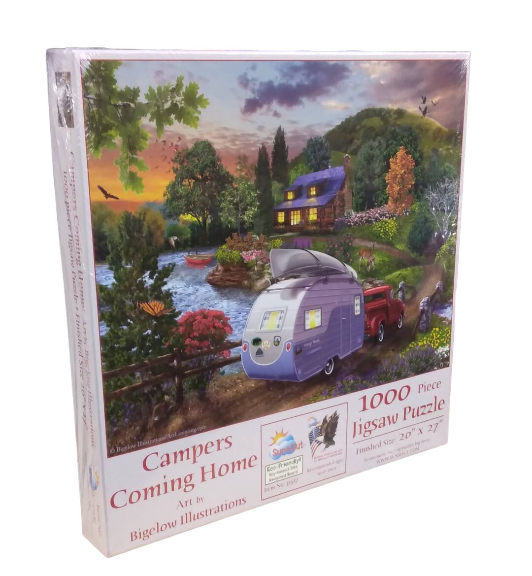 1000 Piece Jigsaw Puzzle Campers Coming Home new, Factory Sealed, in ...